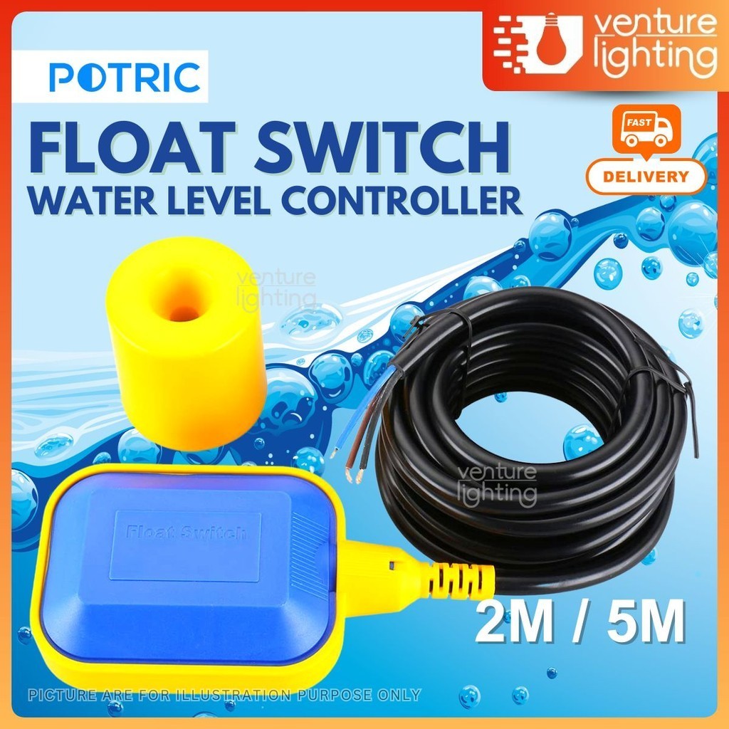 2M / 5M Float Switch Water Tank Level Controller Limit Float Switch With Wire Water Level Sensor ...