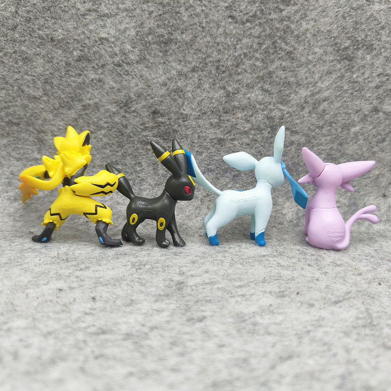 Pokemon Go Eevee Evolution Action Figure Toys Monster Collection ...