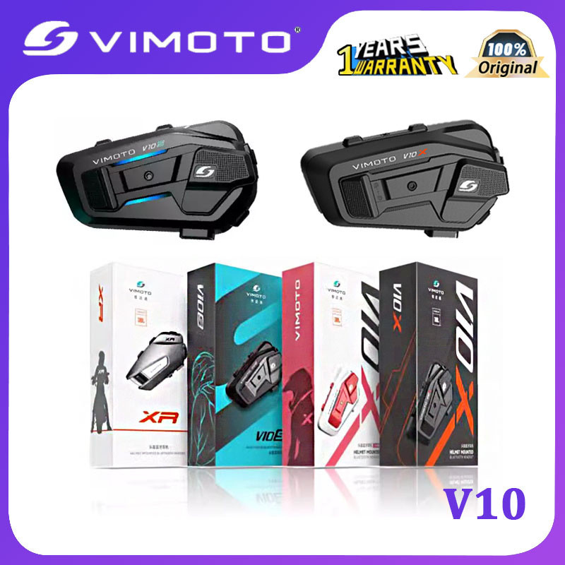 in stock VIMOTO V10 Motorcycle Helmet Bluetooth Earphones PRO Full Helmet V9S Half Helmet XR ...