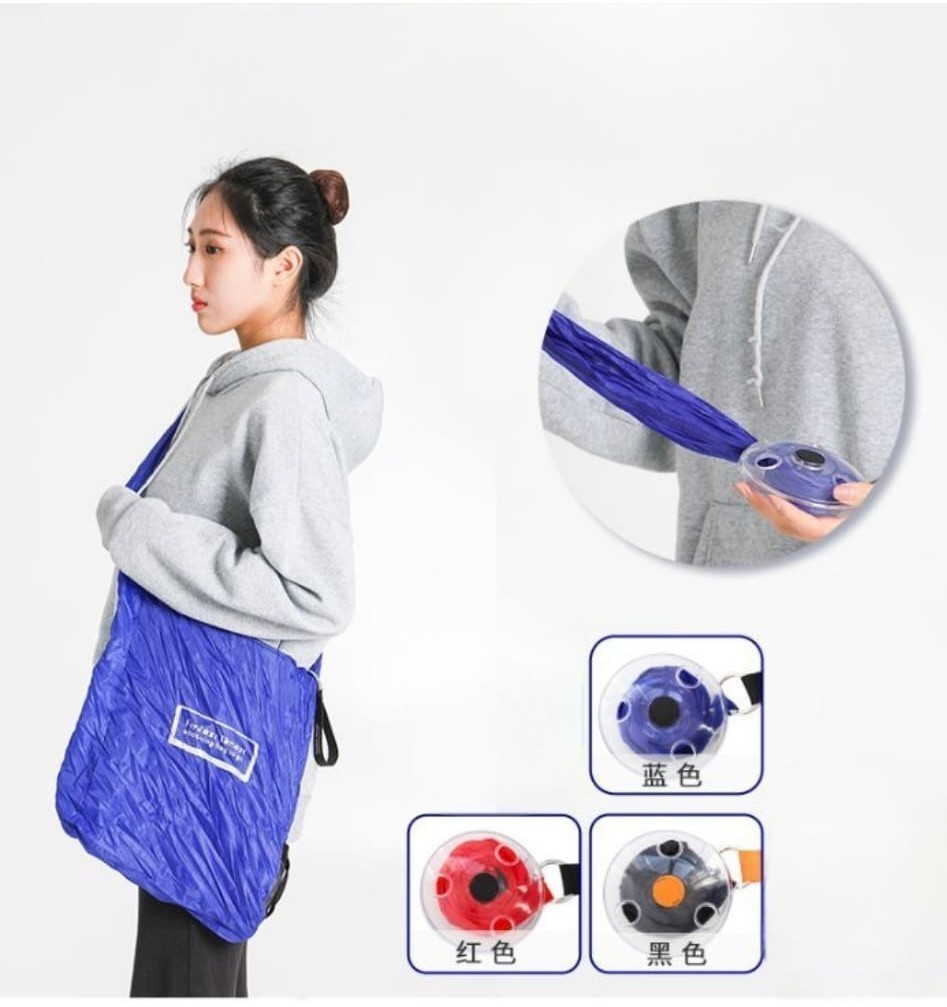 [LOCAL STOCK] Foldable Shopping Bag - Reusable & Convenient | Shopee ...