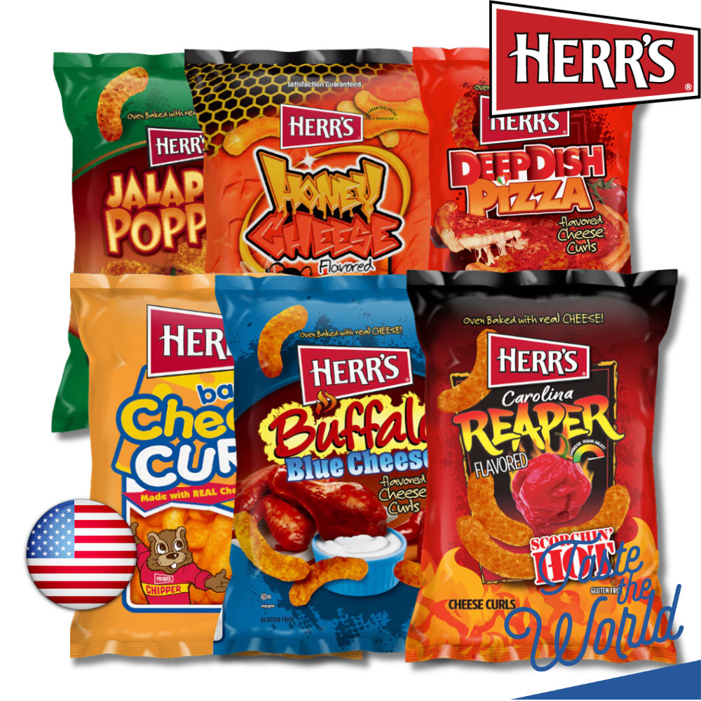 Herr's Cheese Curls (6.5oz) | Shopee Singapore