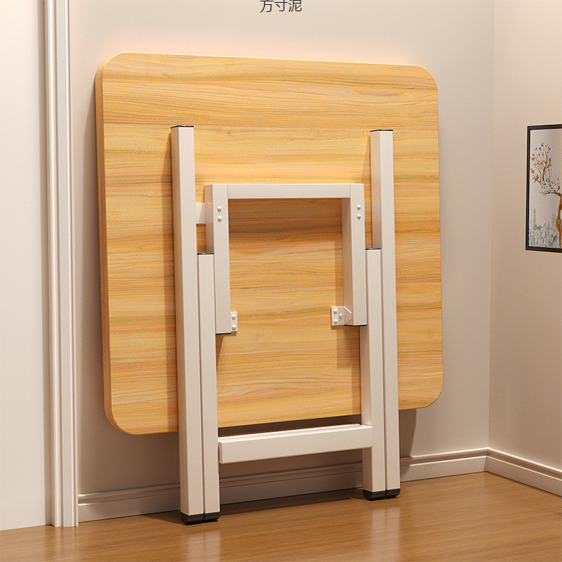 Foldable table, household dining table, simple and portable dining ...