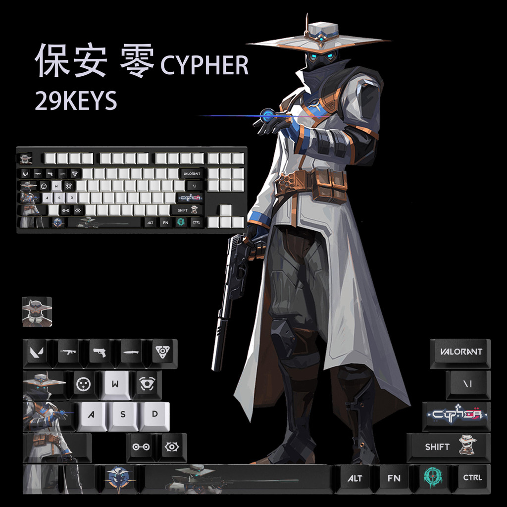 Security Zero Fearless Contract Keycaps Tile-knocking Artifacts ...