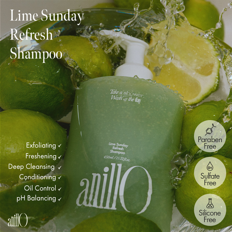 [ANILLO][Lime Sunday] Refresh Hair Care with GWP(Shampoo+Vinegar ...