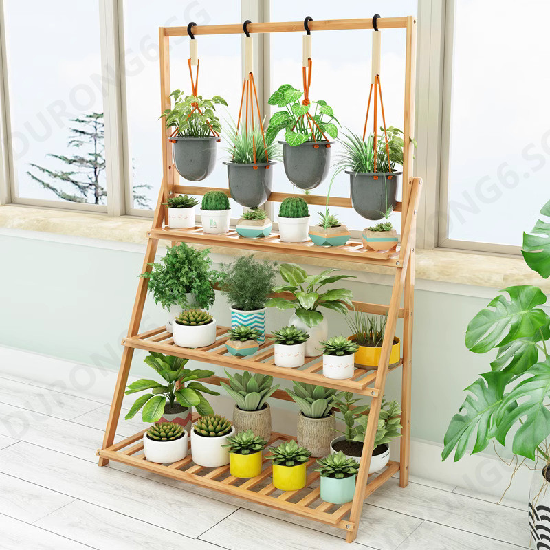 Plant Stand Multi Layer Plant Rack Foldable Floor Standing Anti ...