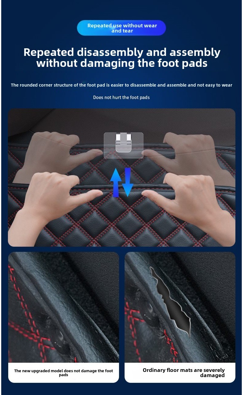 5pcs Car Floor Mats Anti-Slip Clip Hook Sticker for Mercedes Benz ...