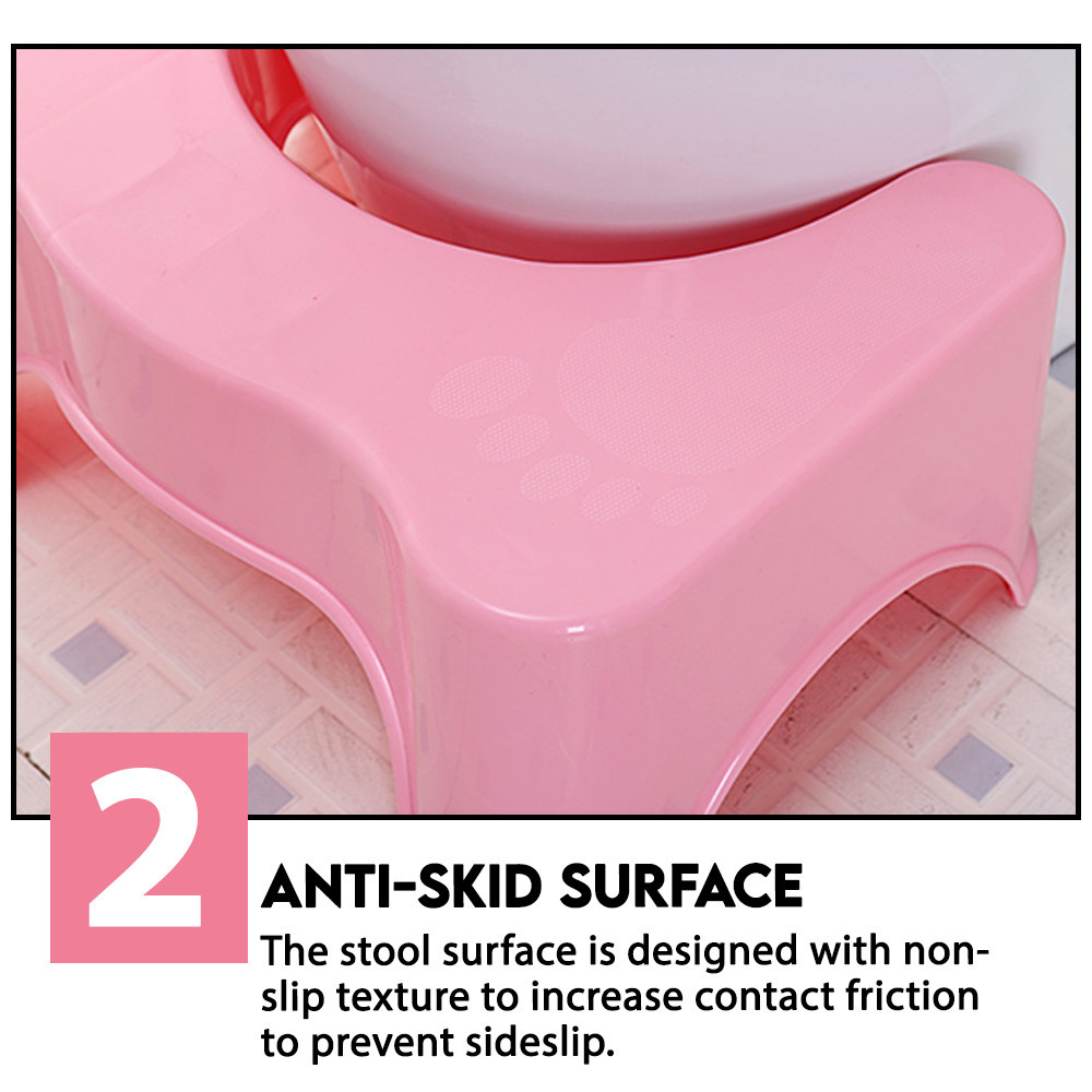 [1PC] Worthbuy Plastic Toilet Chair Toilet Foot Mini Stool Kerusi ...