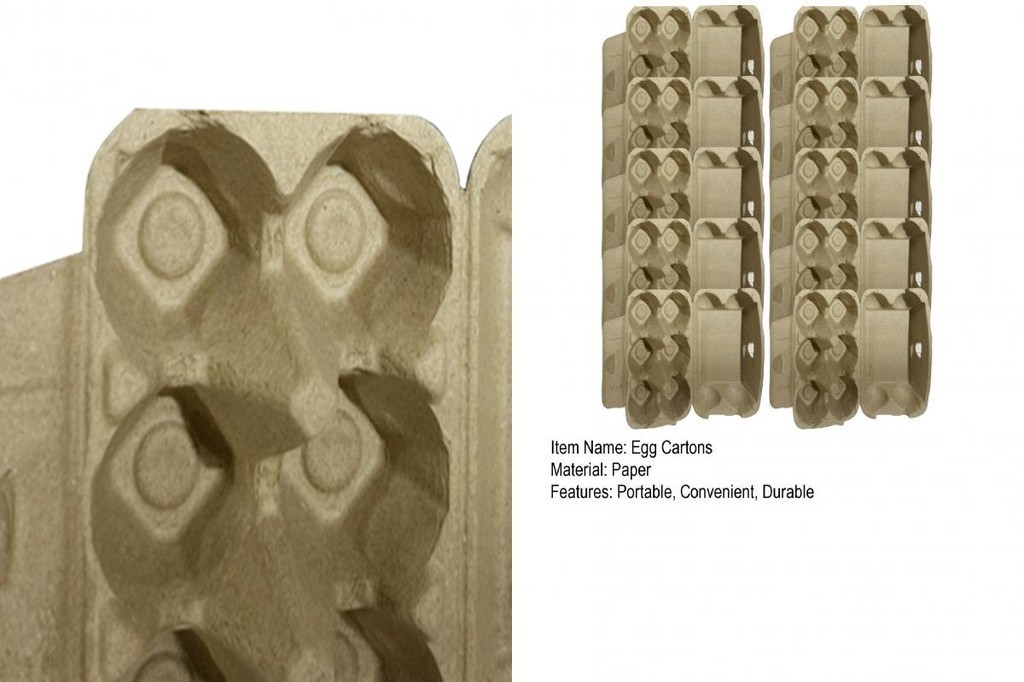 someryer| Molded Pulp Egg Cartons Paper Egg Cartons 10 Pack Reusable ...