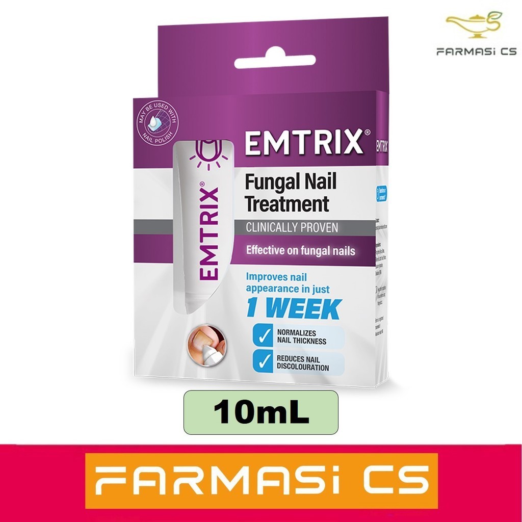 Emtrix Fungal Nail Treatment 10ml EXP:01/2026 Fungus Remover Antifungal ...