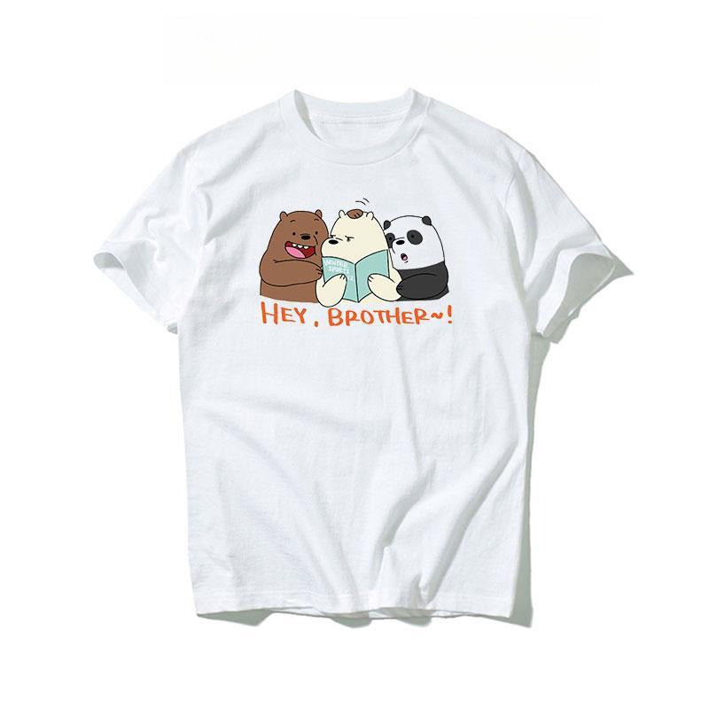 Our Bare Bears Anime Merchandise Short Sleeved T-shirt We Bare Bears ...