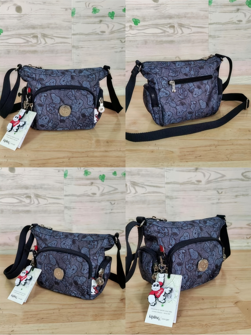 Kipling Co branded Cartoon Women's Bag Crossbody Shoulder Bag Fashion ...