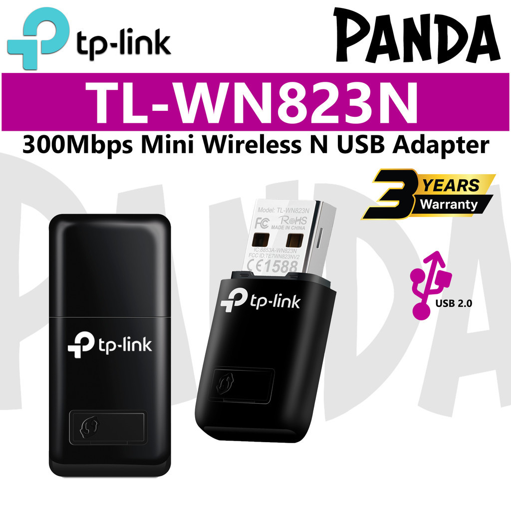 TP-Link 300Mbps Mini Wireless N USB Adapter (TL-WN823N) | Shopee Singapore