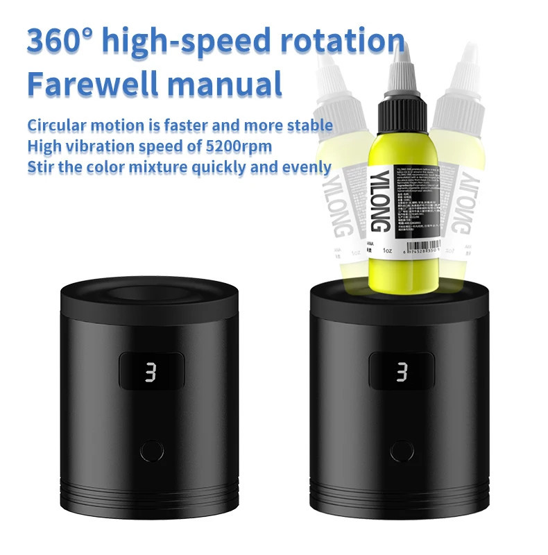 Wireless Tattoo Ink Mixer Mini Vortex Shaker Tattoo Ink Nails Polish ...