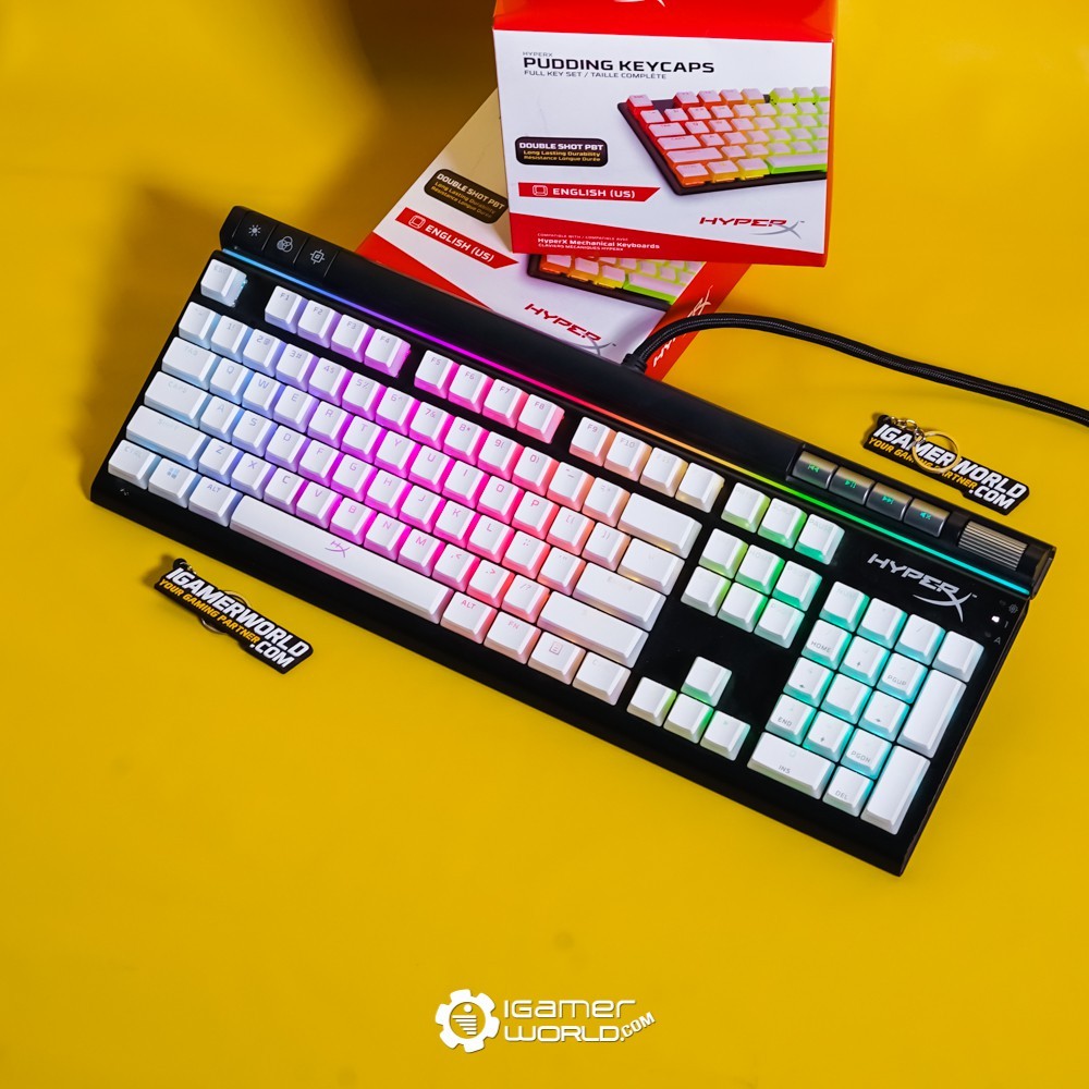 in stock Hyperx PBT Double-shot Pudding Keycaps for Mechanical Keyboard ...