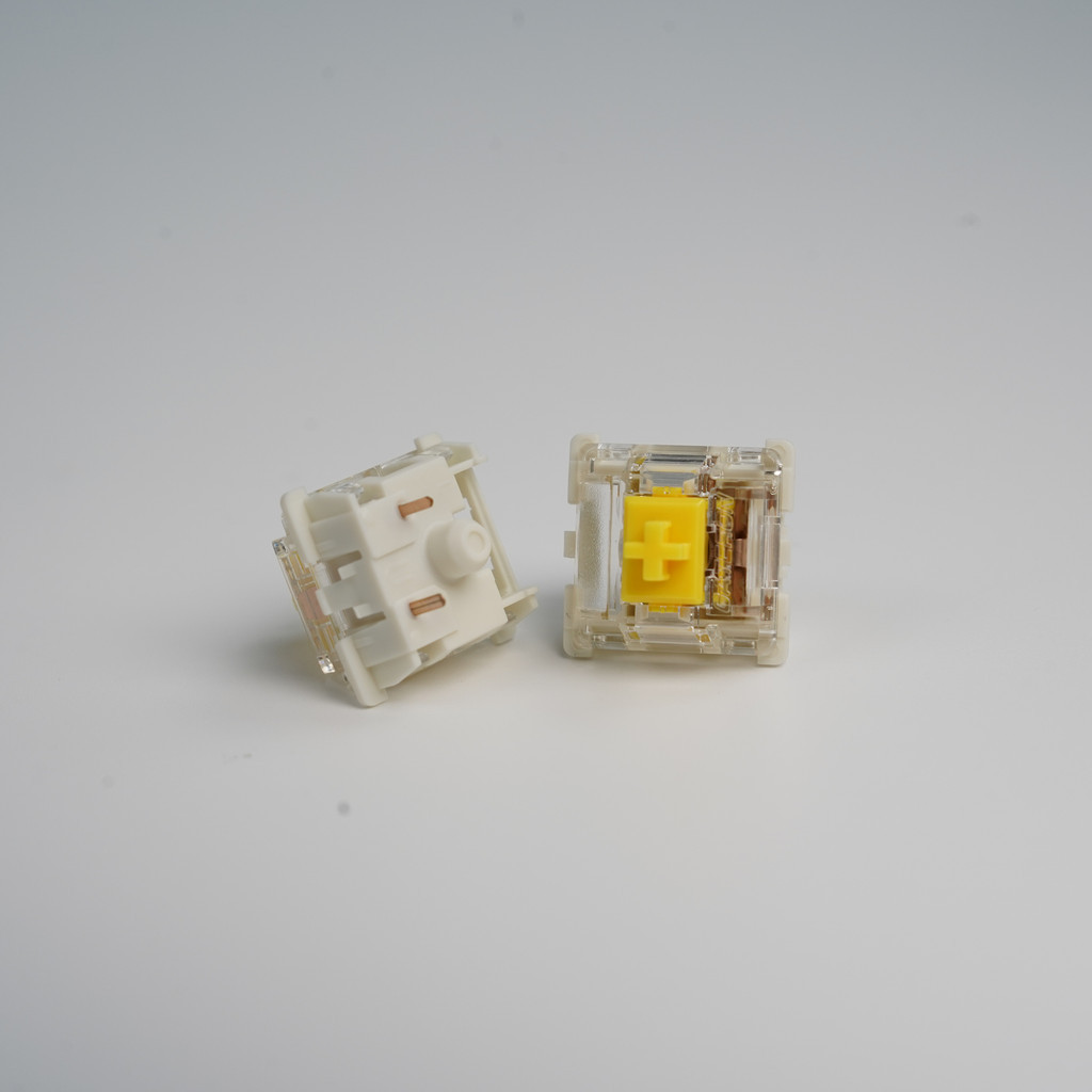 GATERON New G Pro 3.0 Yellow/Silver/White Switch Mechanical Keyboard ...