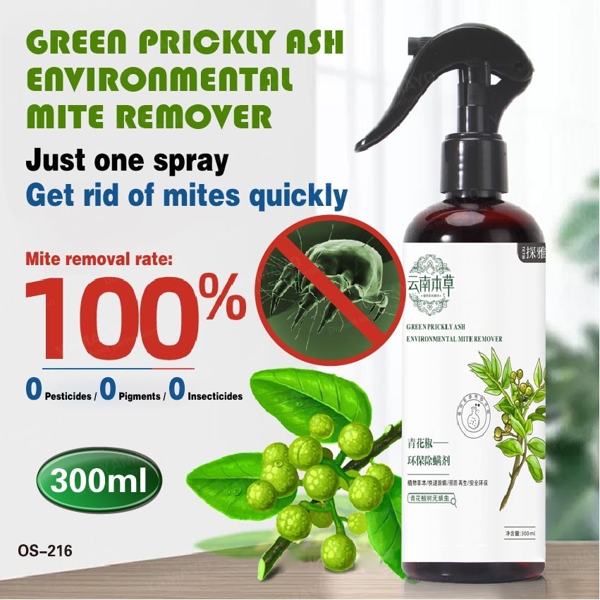 Green Ash Prickly Bed Bug Spray & Dust Mite Control Spray 300ml ...
