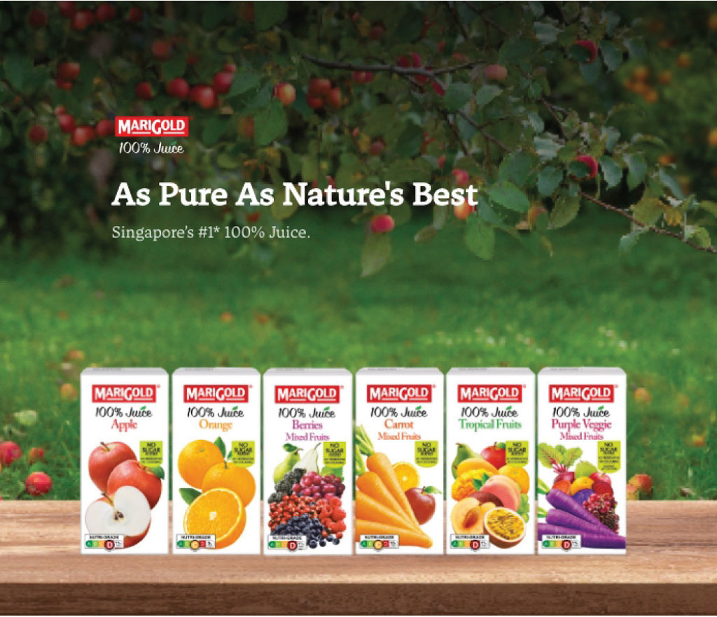 MARIGOLD 100% Juice 200ML X 24 (TETRA) | Shopee Singapore