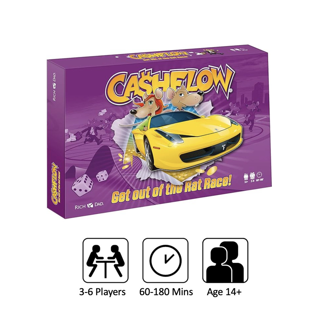 [SG STOCK]Rich Dad Cashflow Board Game Get out of the rat race ...