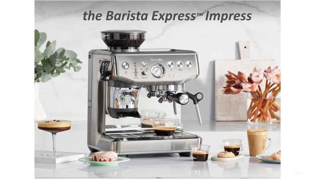 Breville BES876 the Barista Express™ Impress Coffee Machine | Shopee ...
