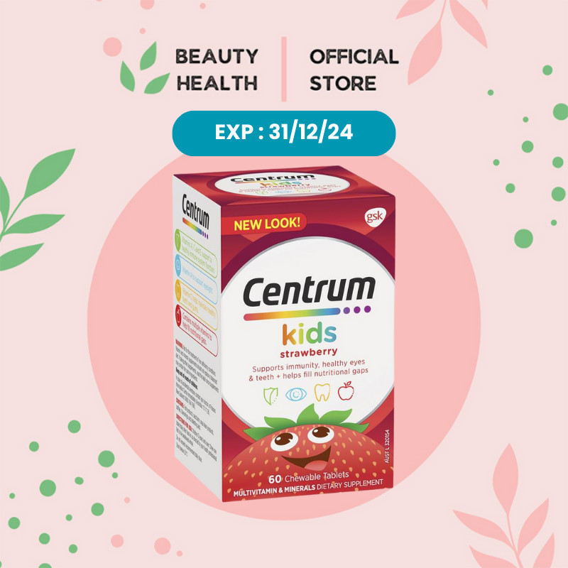 [Fast Shipping] Centrum Kids Multivitamin Strawberry Flavour, with ...