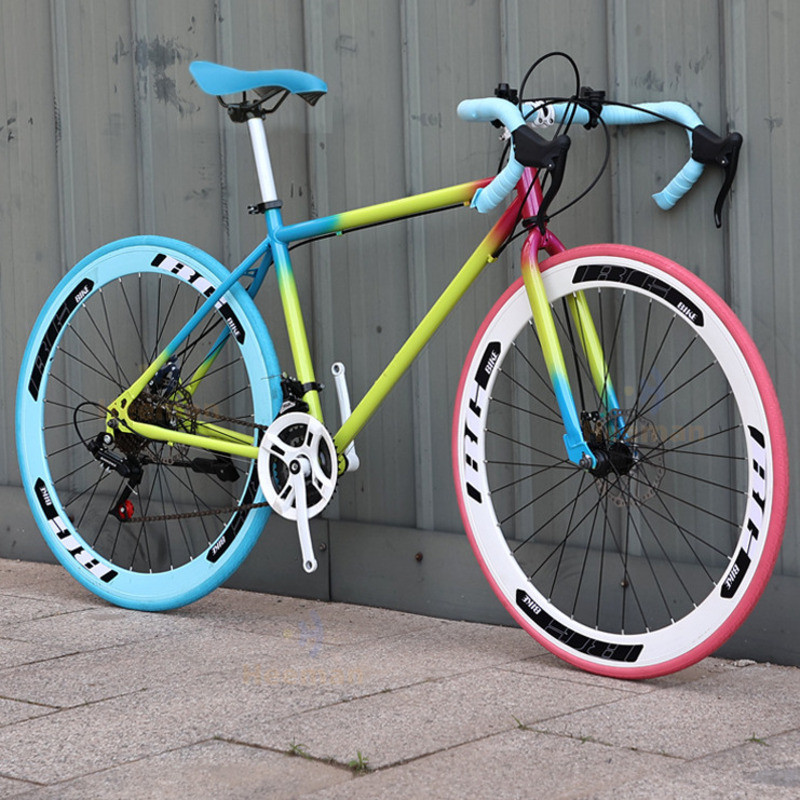 Bicycle Active Disc Brake Solid Tire Track Road Bike College Student ...