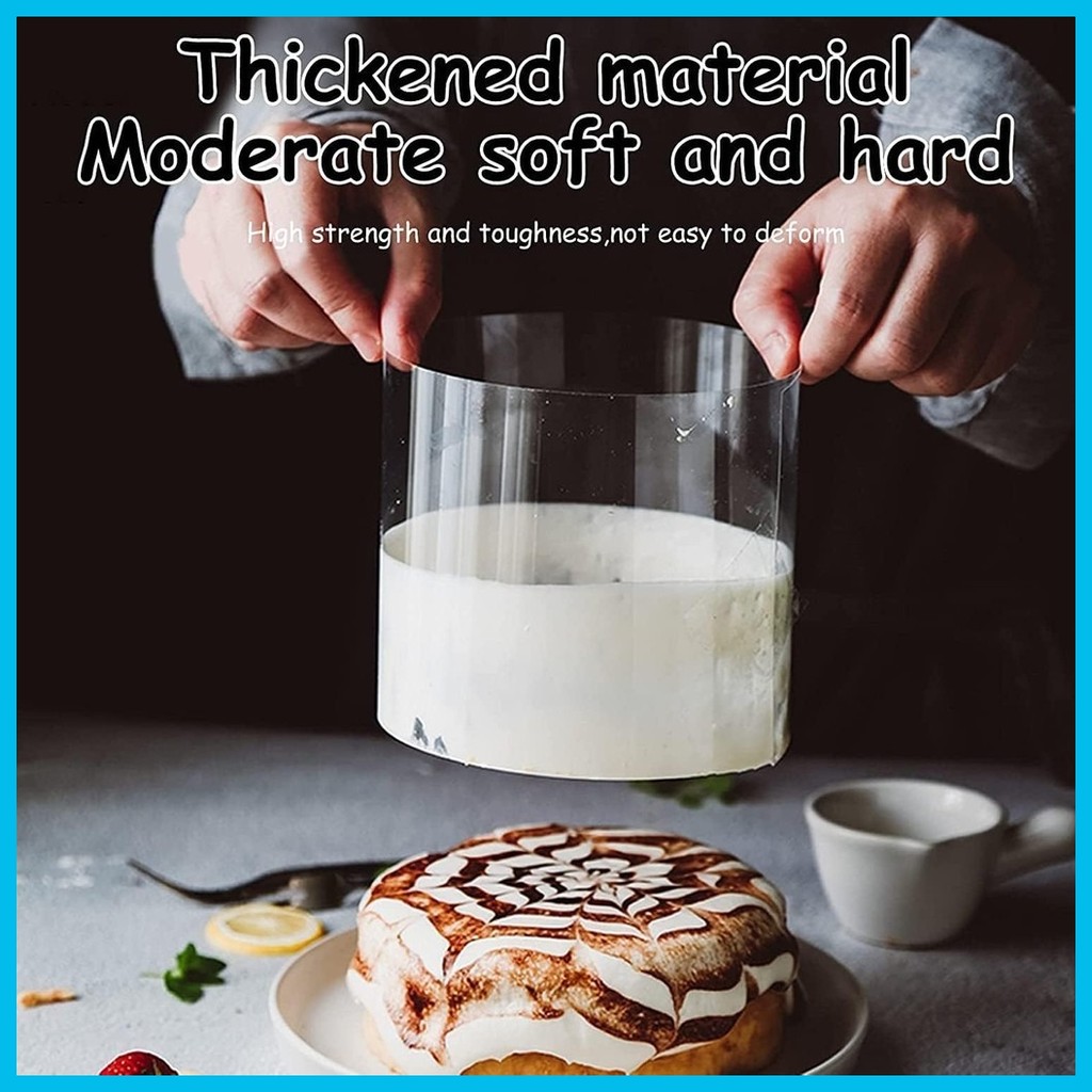 Acetate Cake Kitchen Clear Film DIY Cake Collar Sheets Surrounding Edge ...