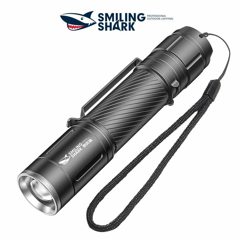 Smiling Shark Torchlight Ultra Bright Rechargeable Flashlight Led Torch ...