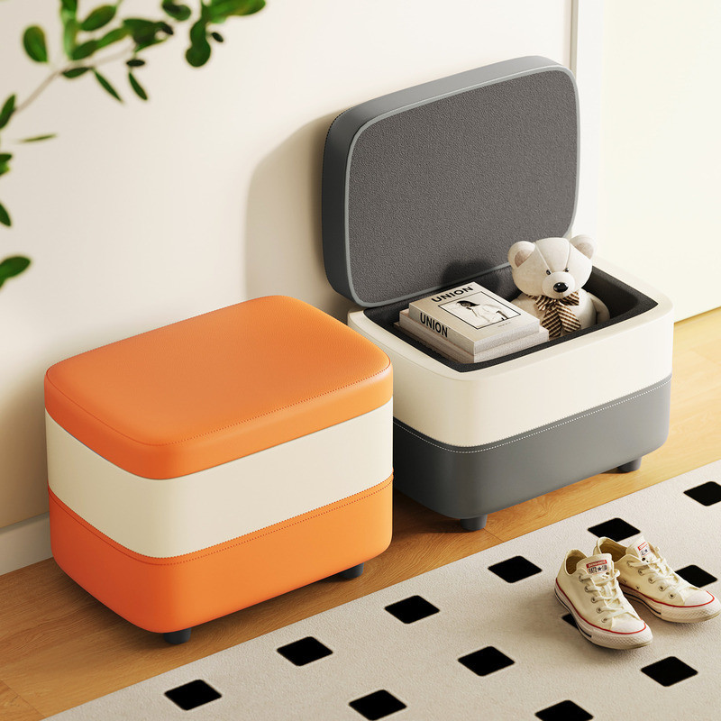 Stool Small 5 Room Household Living Small Stool Simple Shoe Changing ...