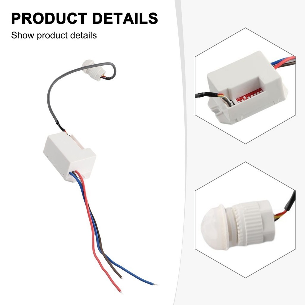 In Stock 360° Mini Recessed PIR Ceiling Occupancy Motion Sensor ...