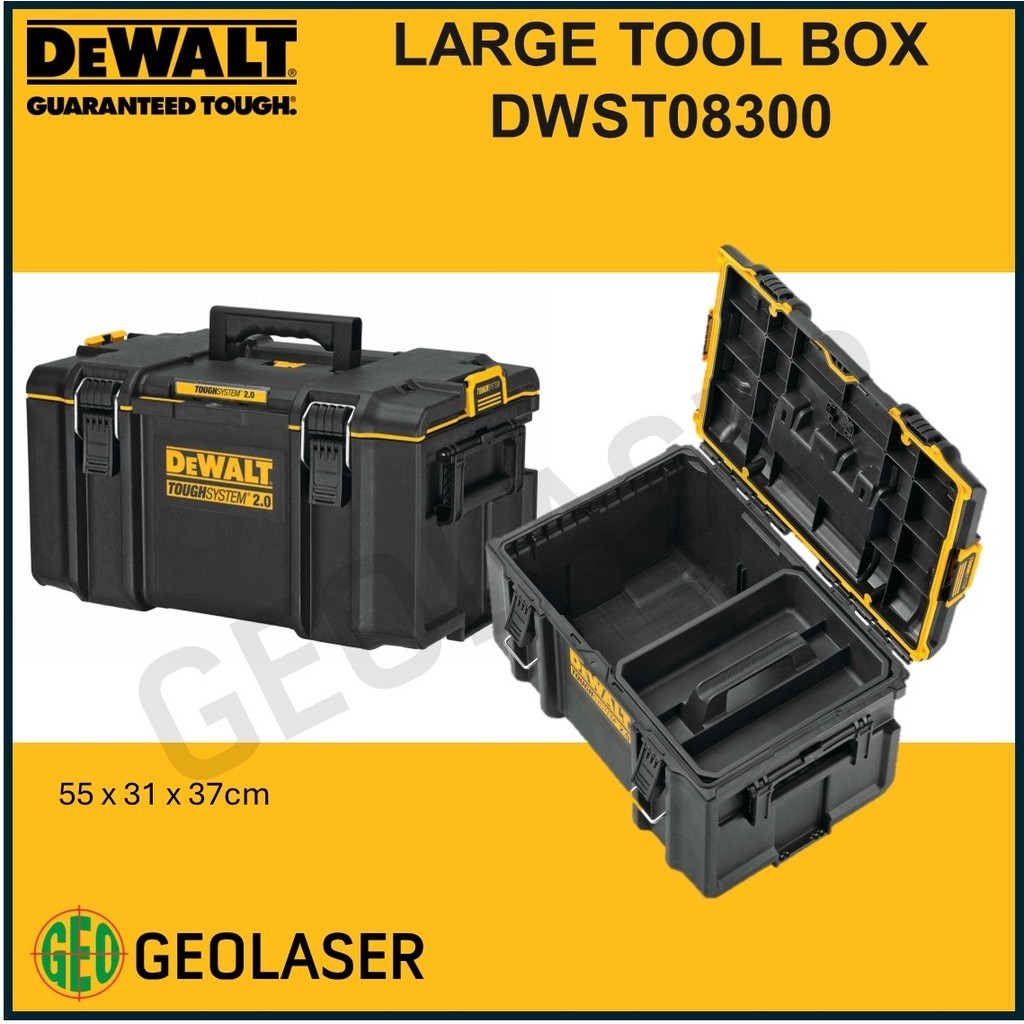 Dewalt ToughSystem 2.0 large Toolbox DWST08300 (55 x 31 x 37cm ...