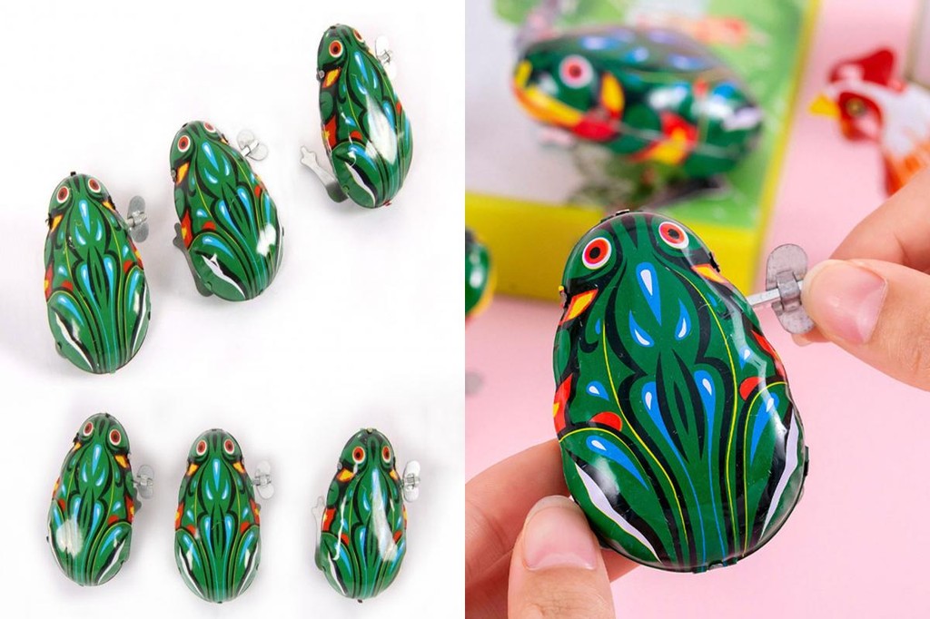 BIL Wind-up Rat Toy Vintage Wind-up Animal Toys Fun Clockwork Jumping ...