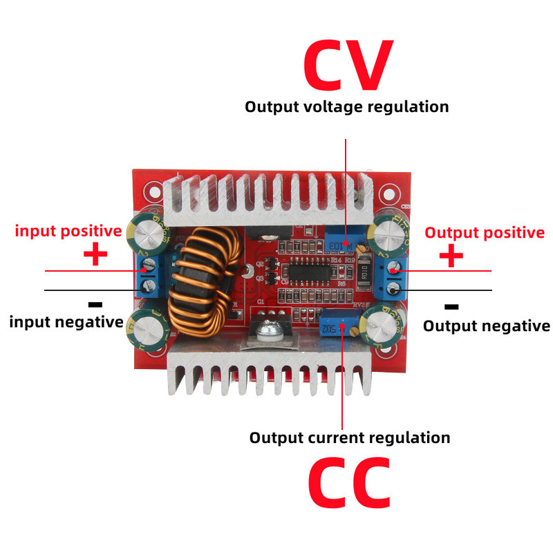 DC-DC 400W 15A Step-up Boost Converter Constant Current Power Supply ...
