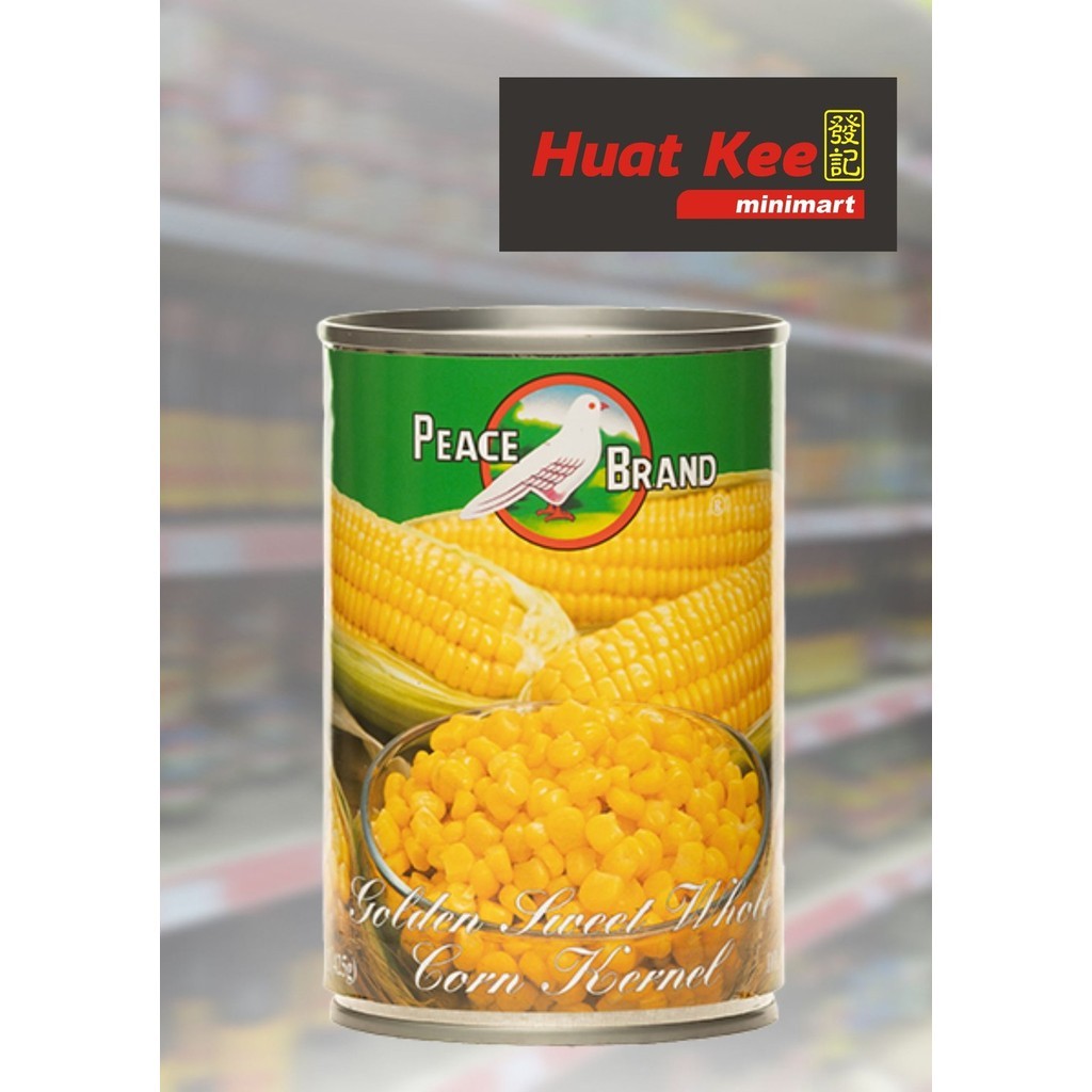 Peace Golden Corn Kernel 400g 白鸽-玉蜀黍(粒) | Shopee Singapore