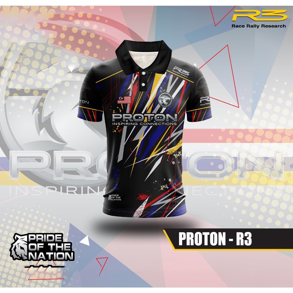 2024 BAJU JERSEY Proton R3 Design Sublimation Jersey | Shopee Singapore
