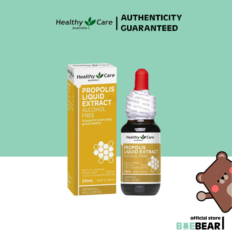 Healthy Care Propolis Liquid Extract Alcohol Free 25ml | Paw Paw Manuka ...