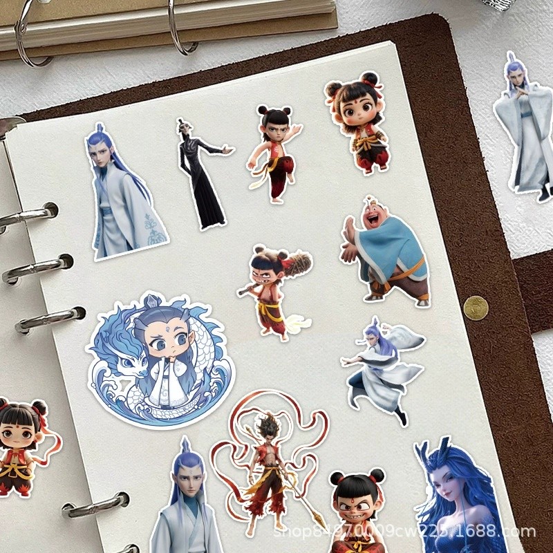 Nezha 2 The Devil's Child Haohai Peripheral Sticker Nezha Aobing ...