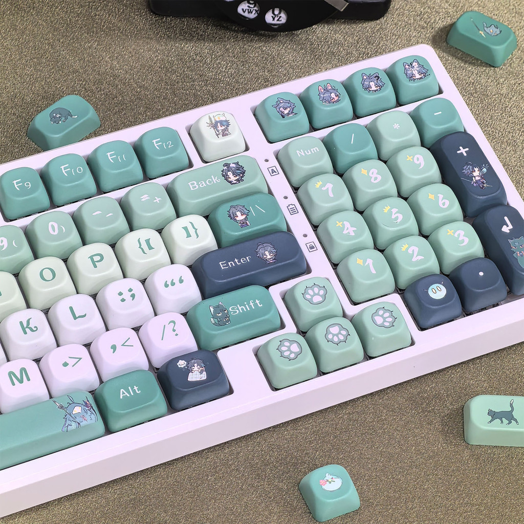 Genshin Impact Xiao Meow Original Keycap MOA Profile Five-side ...