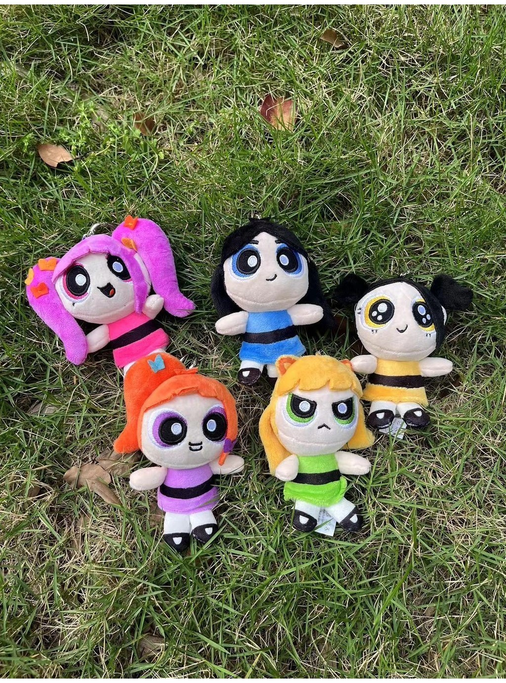 New Kpop Idol NWJNS The Powerpuff Girls Plush Doll Keyring Hanni Haerin ...