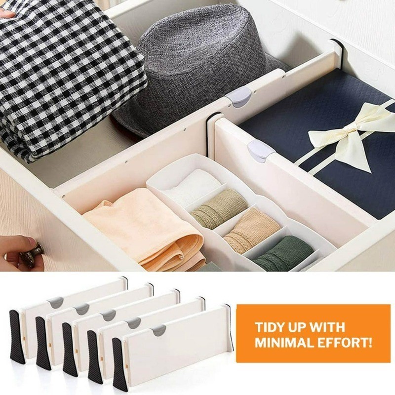 Drawer Partition Board / Retractable Drawer Divider / Expandable Drawer ...