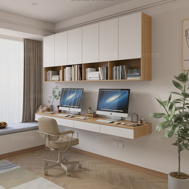 Office Table Study Computer Hanging Wall Mounted Book Desk Home And ...