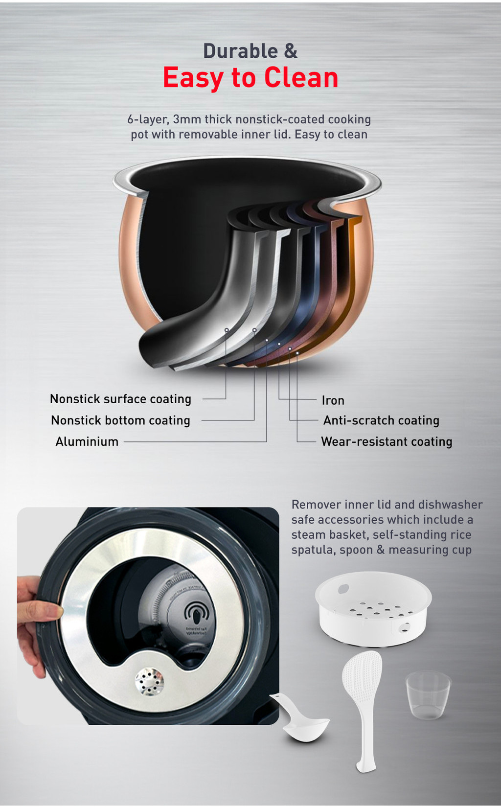 Tefal RK8868 Far Infrared IH Fuzzy Logic Rice Cooker 1.5L | Shopee ...