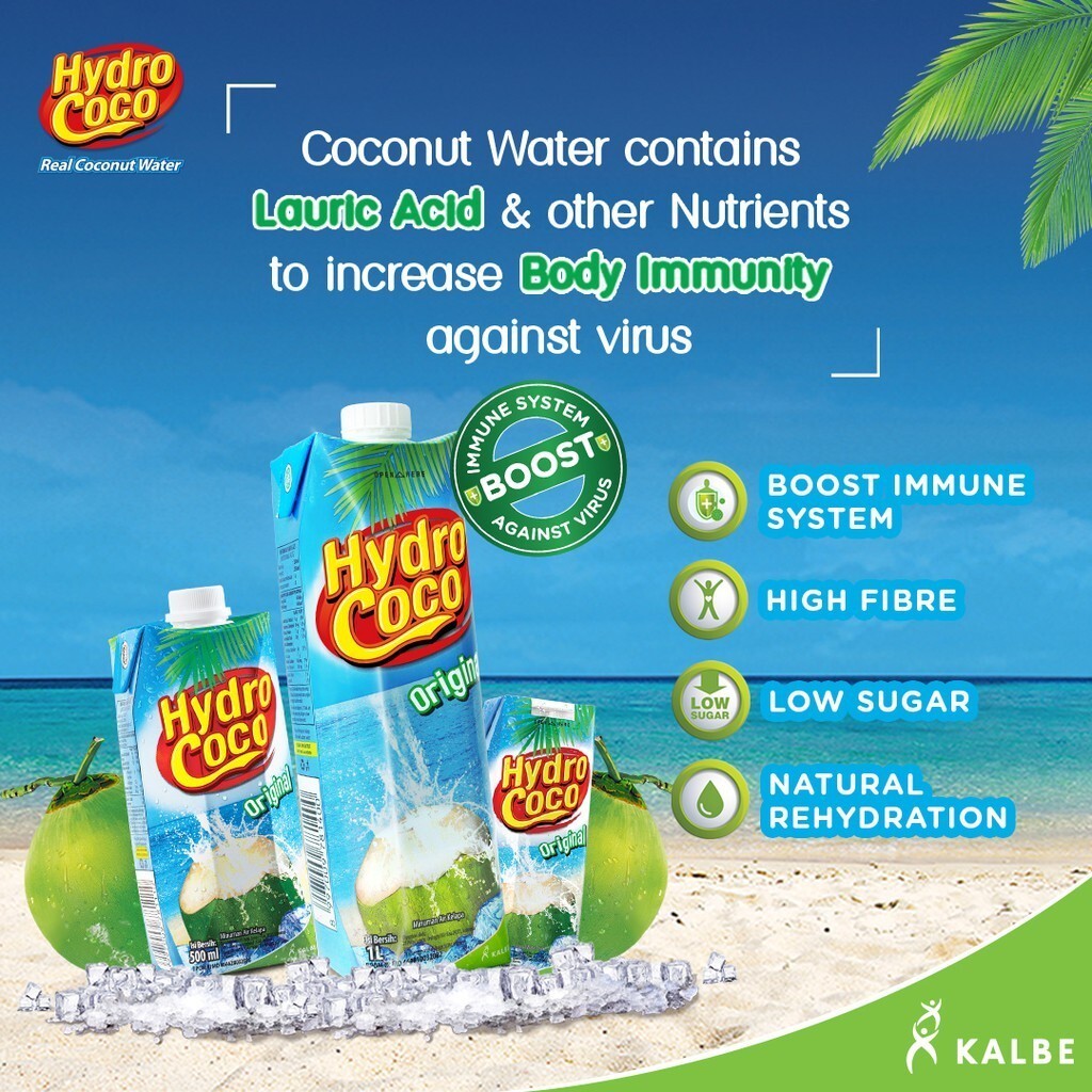 HYDROCOCO Coconut Water 1L X 12 (TETRA) | Shopee Singapore