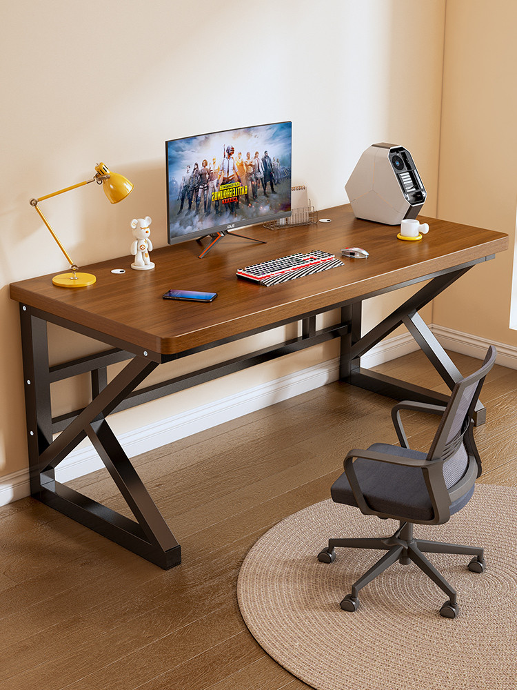 Solid Wood Computer Desk, Desktop Home Desk, Simple Modern Desk, Office ...