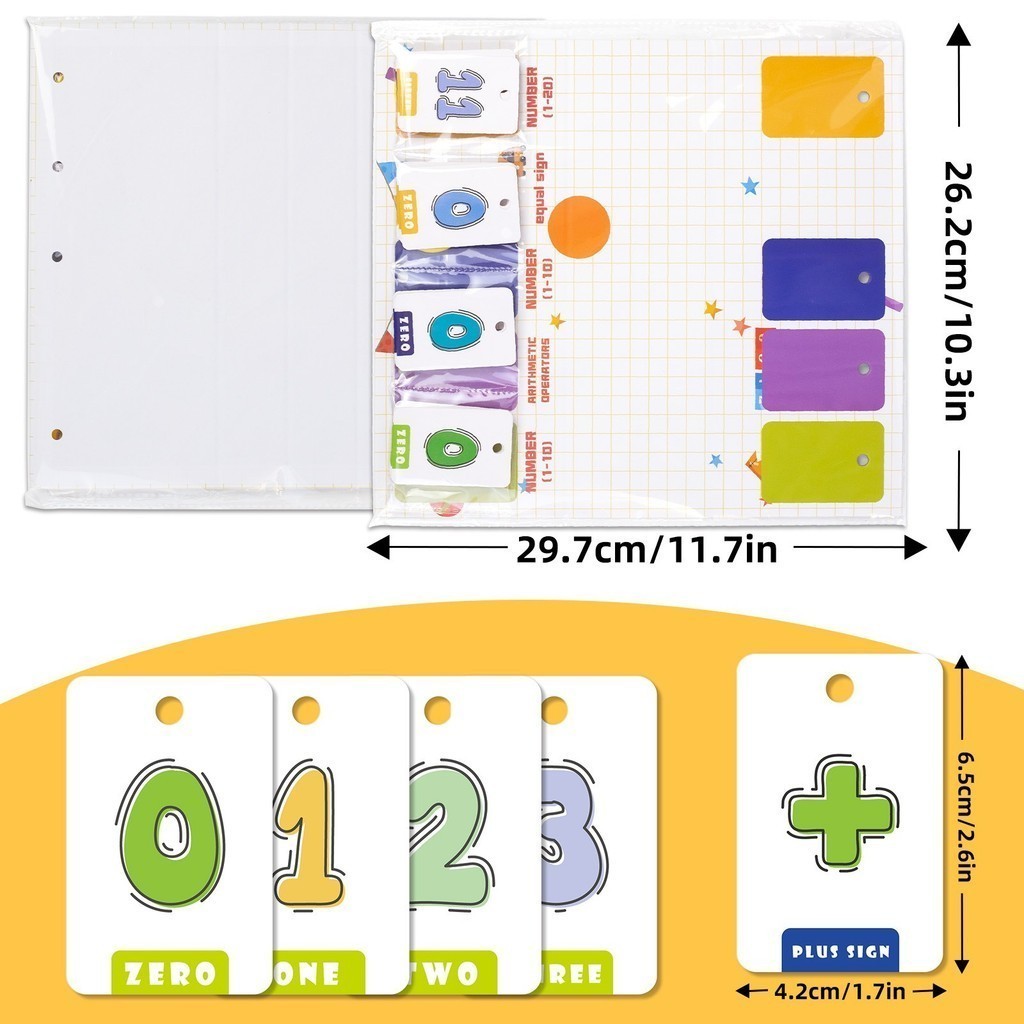 45Pcs Addition and Subtraction Within 20 Flash Card Math Arithmetic ...