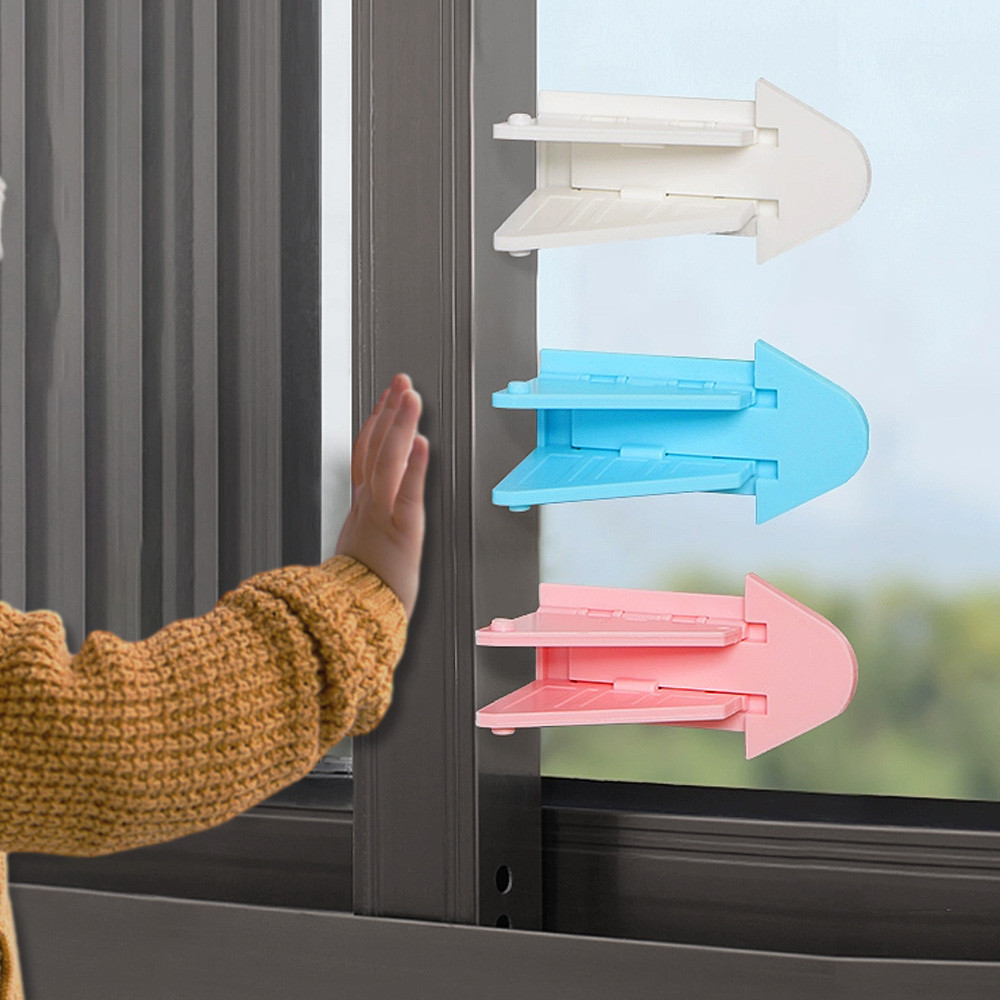 Window Security Key Lock Restrictor Anti-theft Child Safety Lock ...