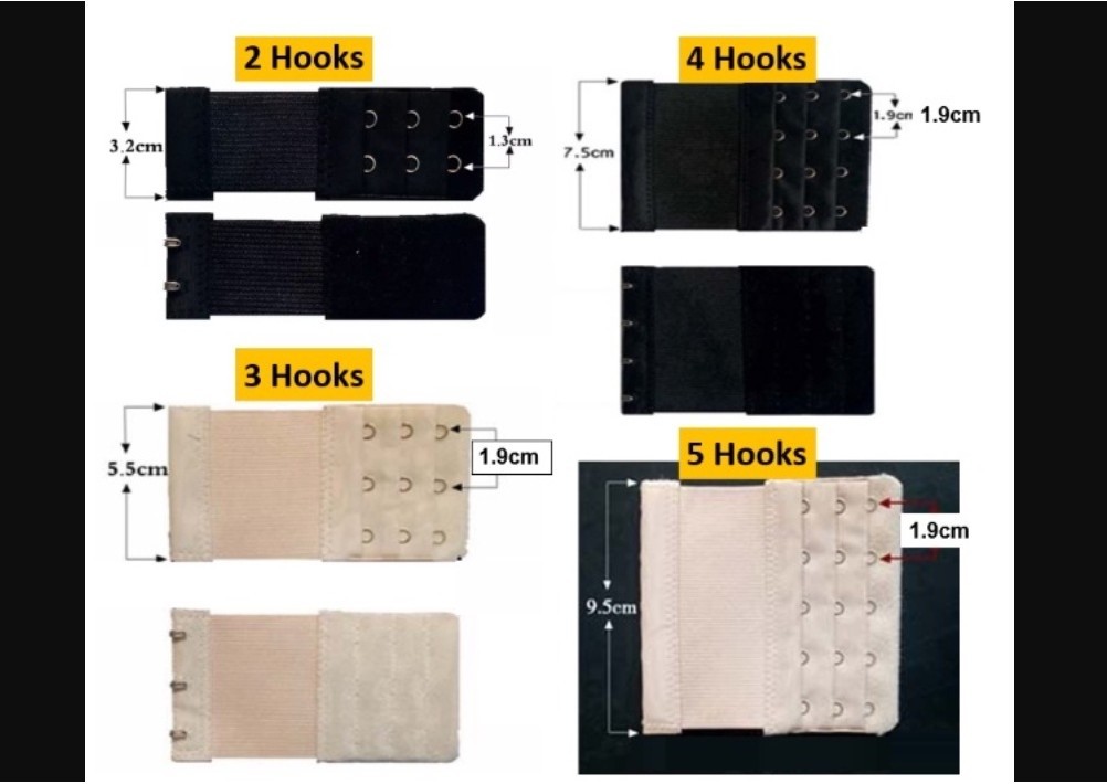 Bra Extender Bra hook Free Shipping 2 3 4 5 Hooks extenders Bra ...