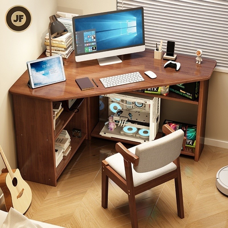Desk Student Corner S Home Solid Wood Computer Desktop Bedroom Study ...