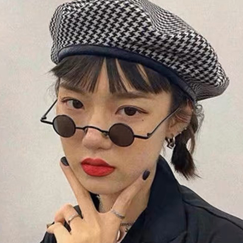 Classic Small Round Sunglasses - Outdoor Travel Shades Eyewear - Retro ...