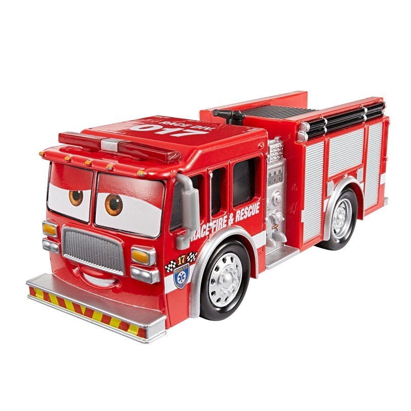 Pixar Cars 3 Red Firetruck Metal Tiny Lugsworth Diecast Toy Car ...