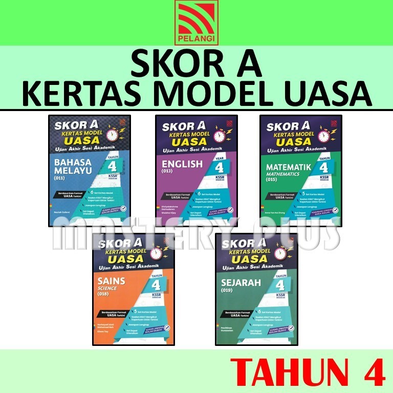 Score A UASA Paper MODEL Year 4kssr 2024 | English/mathematics/science ...